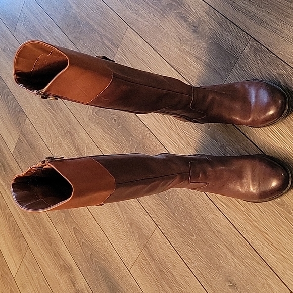 Franco Sarto | Shoes | Franco Sarto Two Toned Riding Boots Size 65 ...
